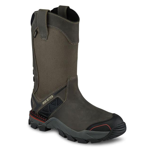 Men's Irish Setter 11" Crosby Pull-On Composite Toe Waterproof Boots E ...
